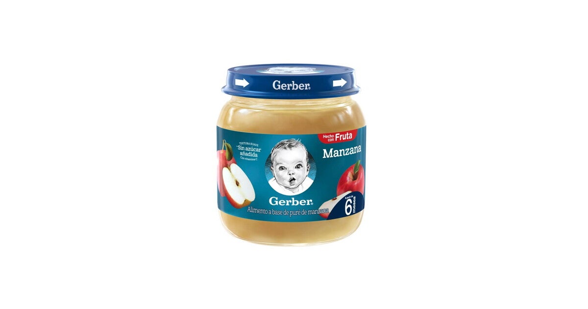 Gerber ® compota Manzana | 6 meses | Nestlé FamilyNes