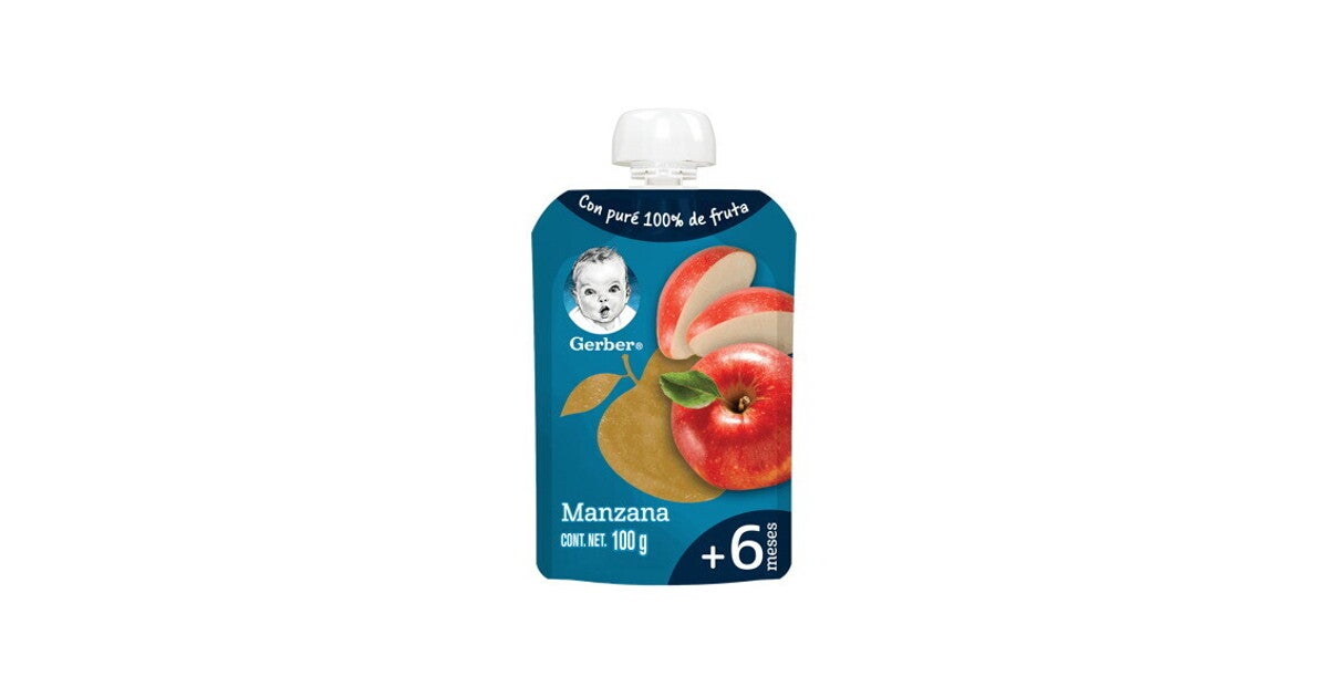 Gerber pouch manzana | Desde 6 meses | Nestlé FamilyNes